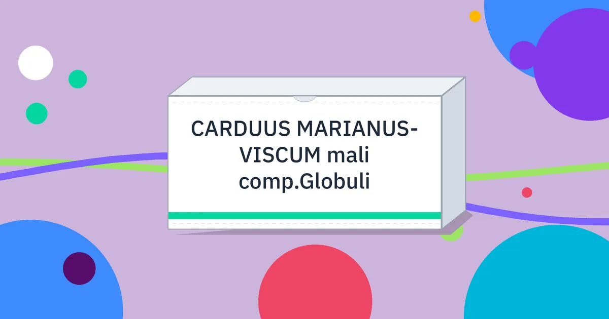 Symbolbild: Packung mit der Aufschrift CARDUUS MARIANUS-VISCUM mali comp.Globuli (PZN 08784917) – Verfügbarkeit und Bezug in Apotheken in Frankfurt am Main
