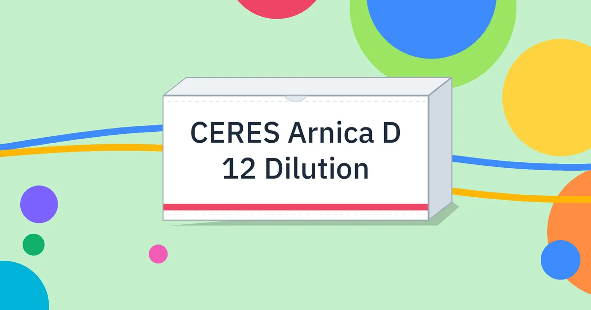 Symbolbild: Packung mit der Aufschrift CERES Arnica D 12 Dilution (PZN 00717028) – Verfügbarkeit und Bezug in Apotheken in Frankfurt am Main