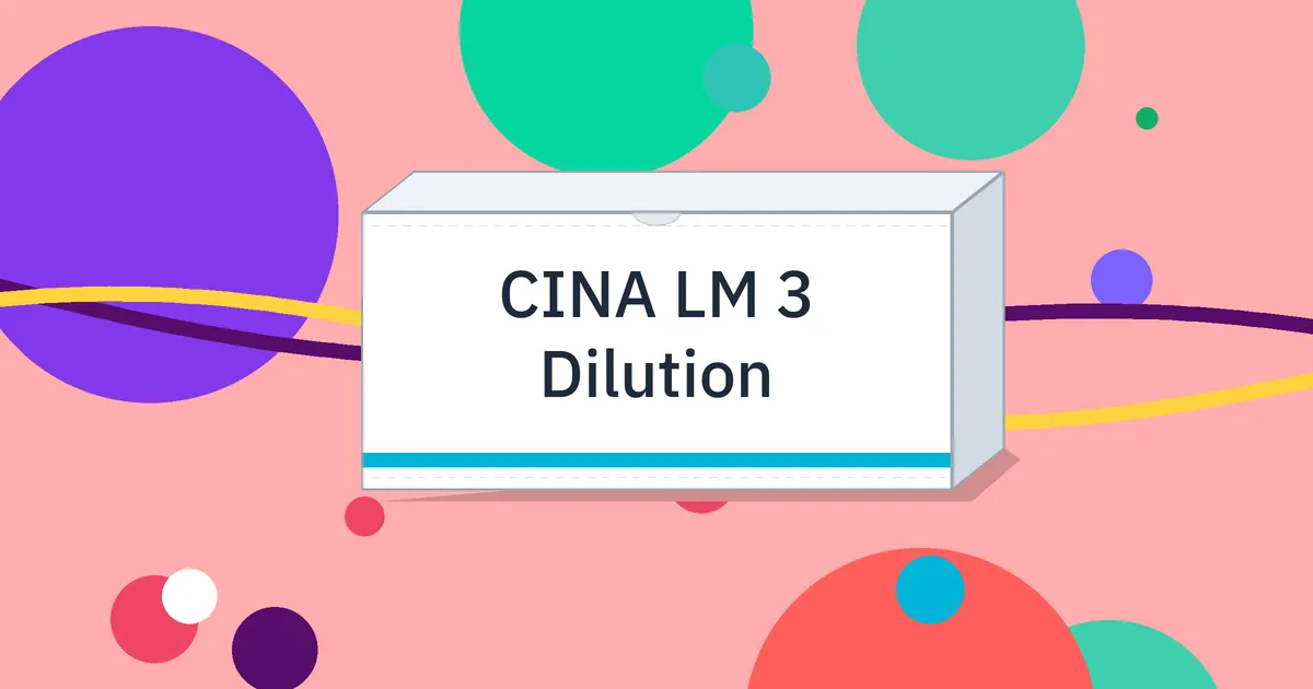 Symbolbild: Packung mit der Aufschrift CINA LM 3 Dilution (PZN 09430570) – Verfügbarkeit und Bezug in Apotheken in Frankfurt am Main