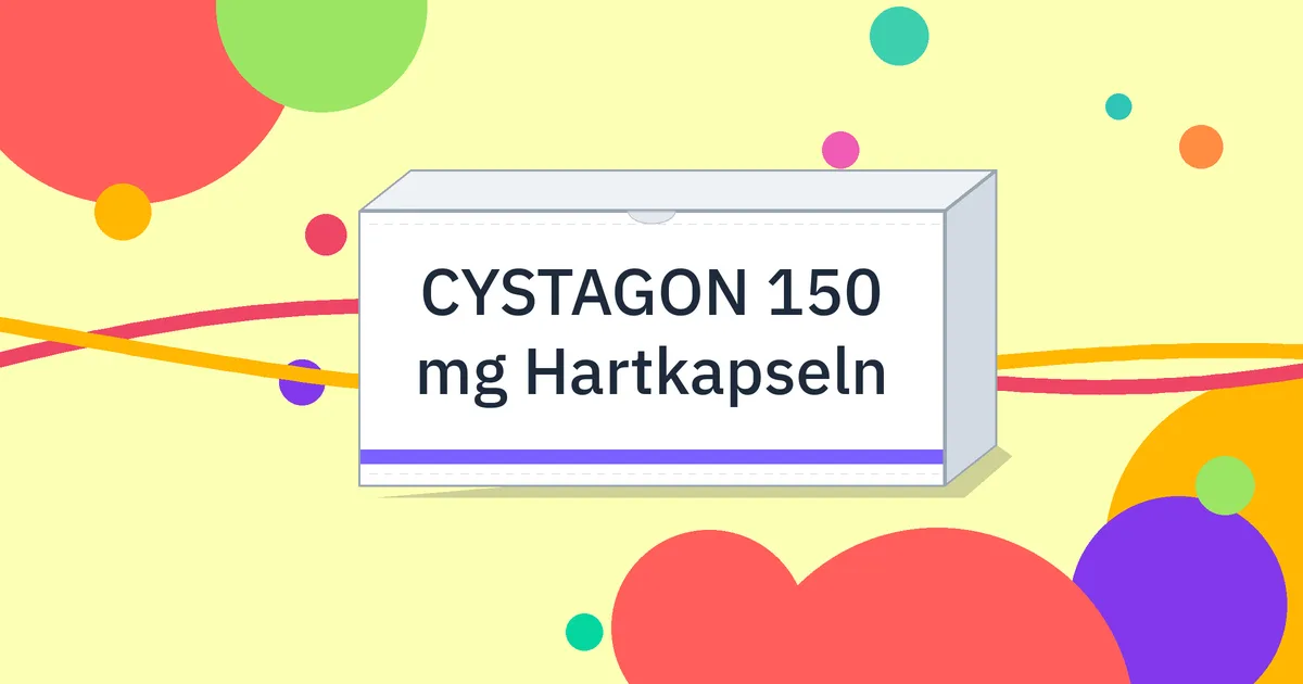 Symbolbild: Packung mit der Aufschrift CYSTAGON 150 mg Hartkapseln (PZN 18110083) – Verfügbarkeit und Bezug in Apotheken in Frankfurt am Main