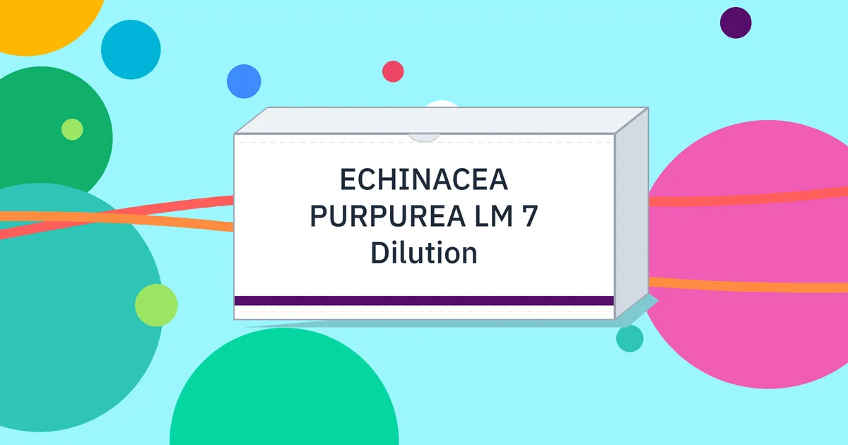 Symbolbild: Packung mit der Aufschrift ECHINACEA PURPUREA LM 7 Dilution (PZN 13468331) – Verfügbarkeit und Bezug in Apotheken in Frankfurt am Main