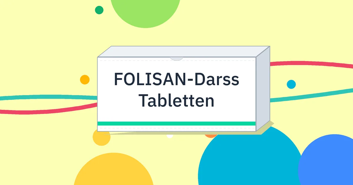 Symbolbild: Packung mit der Aufschrift FOLISAN-Darss Tabletten (PZN 12800912) – Verfügbarkeit und Bezug in Apotheken in Frankfurt am Main