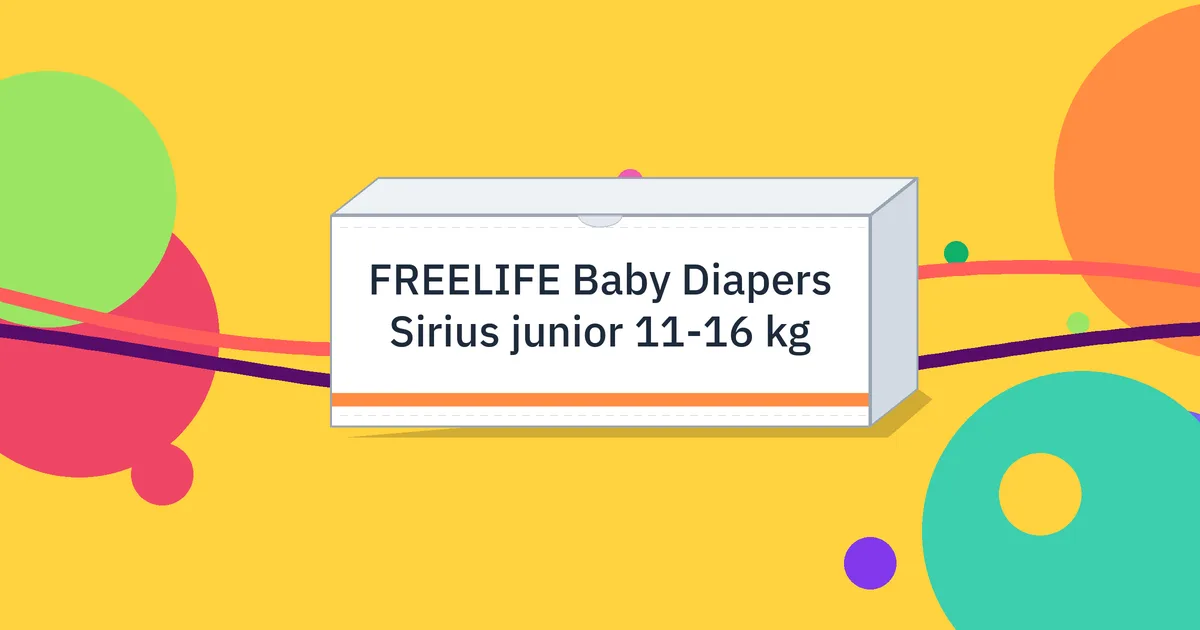 Symbolbild: Packung mit der Aufschrift FREELIFE Baby Diapers Sirius junior 11-16 kg (PZN 20317087) – Verfügbarkeit und Bezug in Apotheken in Frankfurt am Main