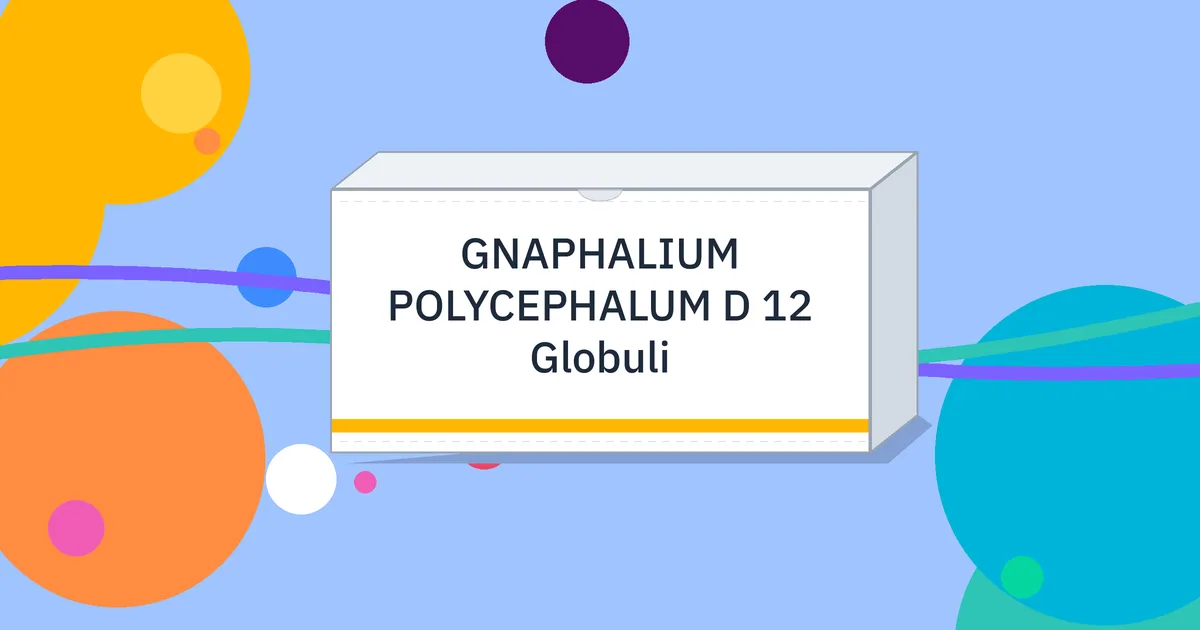 Symbolbild: Packung mit der Aufschrift GNAPHALIUM POLYCEPHALUM D 12 Globuli (PZN 07247577) – Verfügbarkeit und Bezug in Apotheken in Frankfurt am Main
