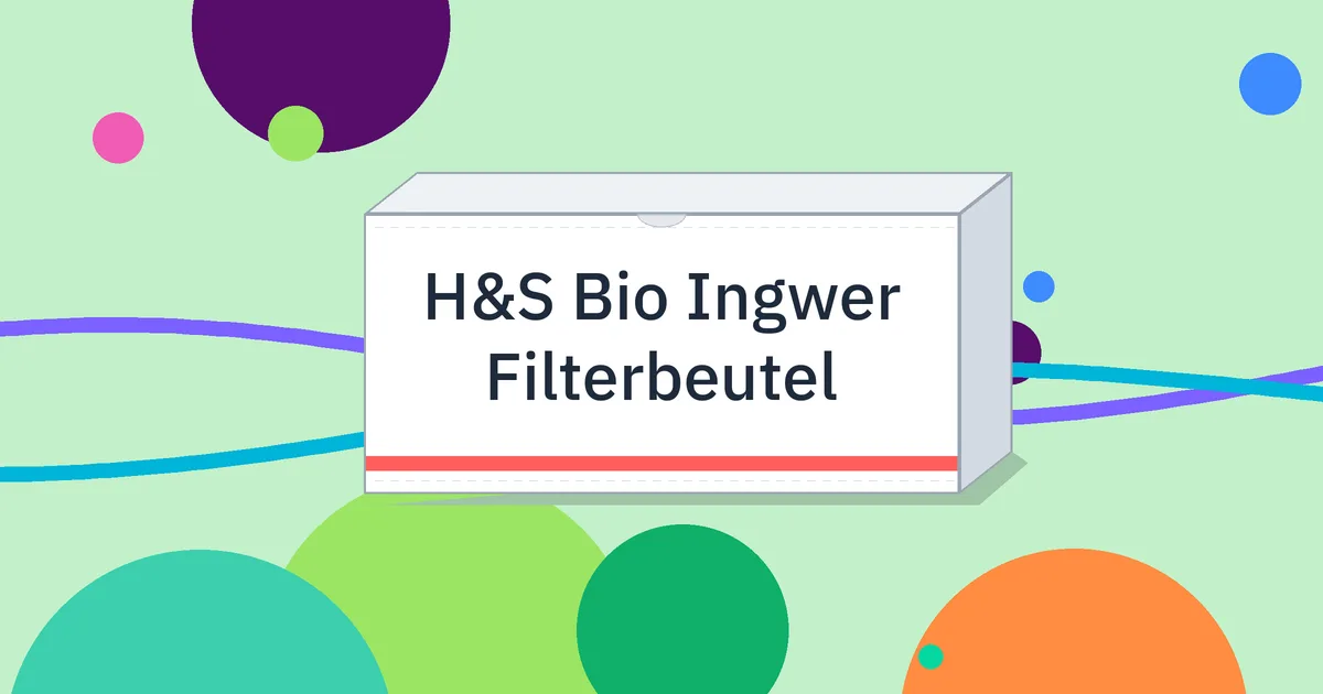 Symbolbild: Packung mit der Aufschrift H&S Bio Ingwer Filterbeutel (PZN 17442570) – Verfügbarkeit und Bezug in Apotheken in Frankfurt am Main