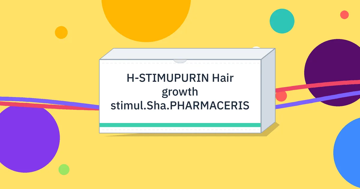 Symbolbild: Packung mit der Aufschrift H-STIMUPURIN Hair growth stimul.Sha.PHARMACERIS (PZN 16390776) – Verfügbarkeit und Bezug in Apotheken in Frankfurt am Main