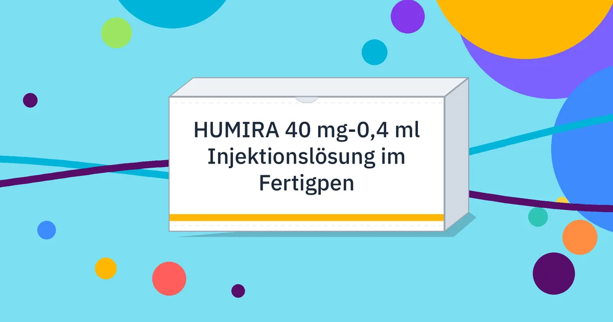 Symbolbild: Packung mit der Aufschrift HUMIRA 40 mg-0,4 ml Injektionslösung im Fertigpen (PZN 16666190) – Verfügbarkeit und Bezug in Apotheken in Frankfurt am Main