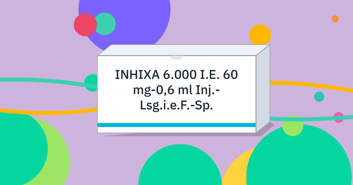 Symbolbild: Packung mit der Aufschrift INHIXA 6.000 I.E. 60 mg-0,6 ml Inj.-Lsg.i.e.F.-Sp. (PZN 14050941) – Verfügbarkeit und Bezug in Apotheken in Frankfurt am Main