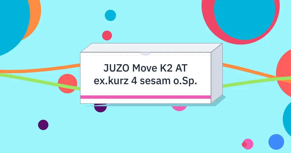 Symbolbild: Packung mit der Aufschrift JUZO Move K2 AT ex.kurz 4 sesam o.Sp. (PZN 20672316) – Verfügbarkeit und Bezug in Apotheken in Frankfurt am Main