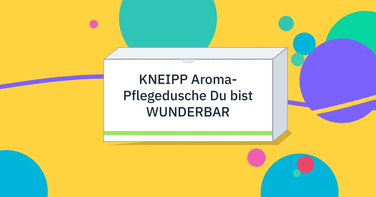 Symbolbild: Packung mit der Aufschrift KNEIPP Aroma-Pflegedusche Du bist WUNDERBAR (PZN 18087579) – Verfügbarkeit und Bezug in Apotheken in Frankfurt am Main