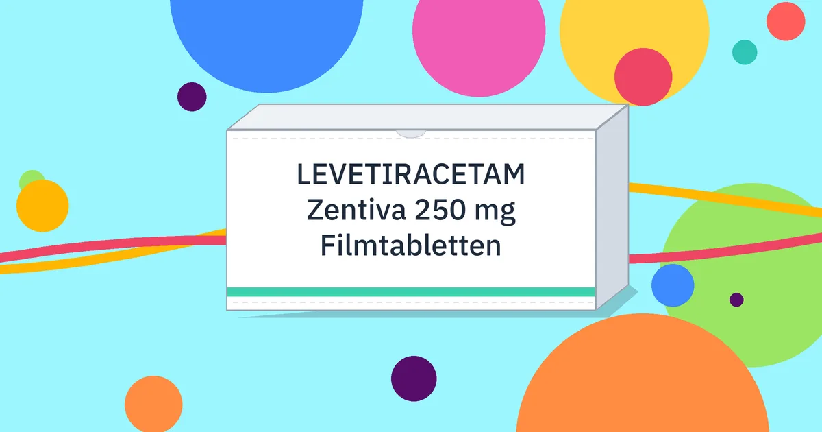 Symbolbild: Packung mit der Aufschrift LEVETIRACETAM Zentiva 250 mg Filmtabletten (PZN 09199167) – Verfügbarkeit und Bezug in Apotheken in Frankfurt am Main