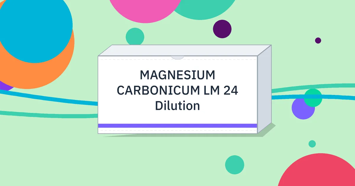 Symbolbild: Packung mit der Aufschrift MAGNESIUM CARBONICUM LM 24 Dilution (PZN 12937137) – Verfügbarkeit und Bezug in Apotheken in Frankfurt am Main