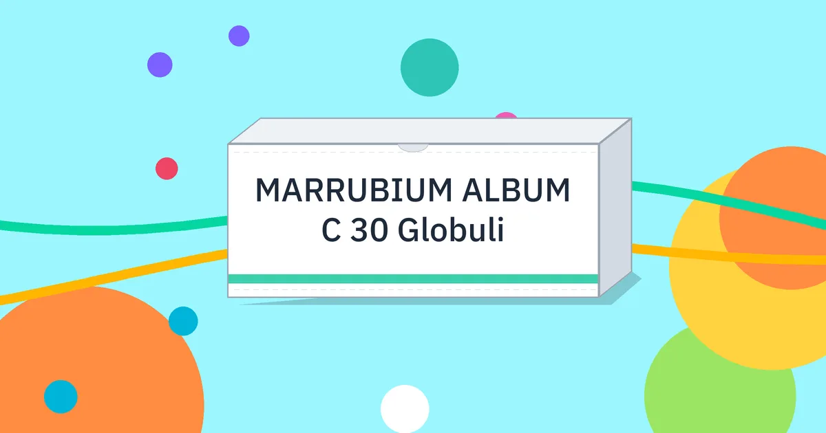 Symbolbild: Packung mit der Aufschrift MARRUBIUM ALBUM C 30 Globuli (PZN 16692419) – Verfügbarkeit und Bezug in Apotheken in Frankfurt am Main