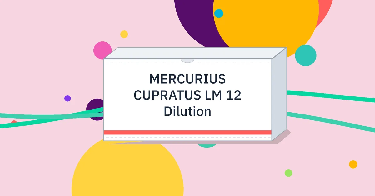 Symbolbild: Packung mit der Aufschrift MERCURIUS CUPRATUS LM 12 Dilution (PZN 12950422) – Verfügbarkeit und Bezug in Apotheken in Frankfurt am Main