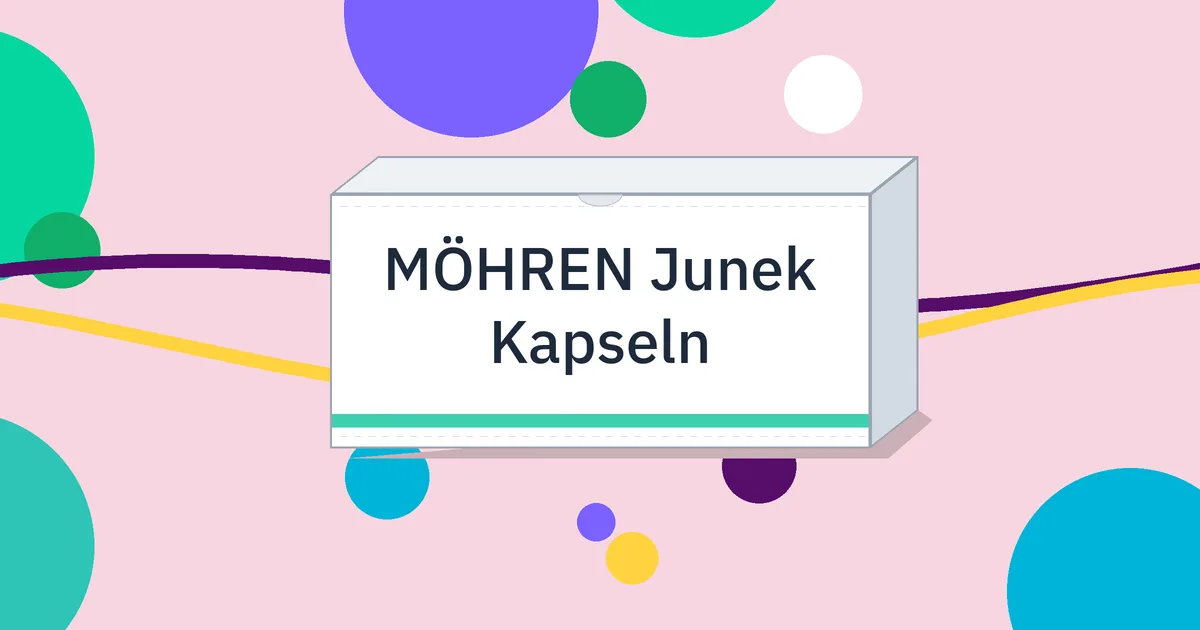 Symbolbild: Packung mit der Aufschrift MÖHREN Junek Kapseln (PZN 10337060) – Verfügbarkeit und Bezug in Apotheken in Frankfurt am Main