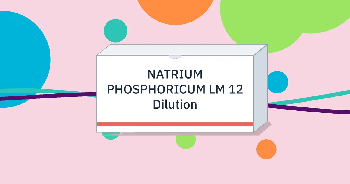 Symbolbild: Packung mit der Aufschrift NATRIUM PHOSPHORICUM LM 12 Dilution (PZN 08846133) – Verfügbarkeit und Bezug in Apotheken in Frankfurt am Main