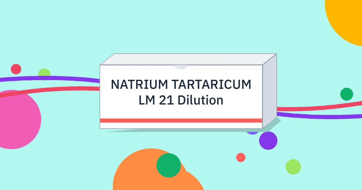 Symbolbild: Packung mit der Aufschrift NATRIUM TARTARICUM LM 21 Dilution (PZN 12967799) – Verfügbarkeit und Bezug in Apotheken in Frankfurt am Main