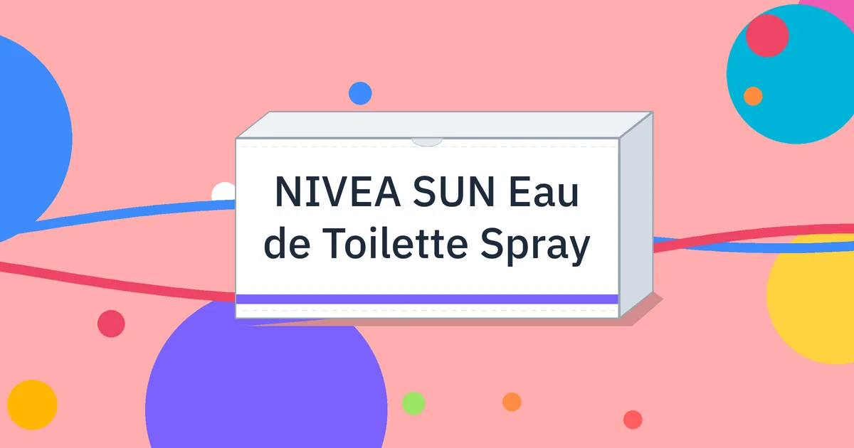 Symbolbild: Packung mit der Aufschrift NIVEA SUN Eau de Toilette Spray (PZN 18912026) – Verfügbarkeit und Bezug in Apotheken in Frankfurt am Main
