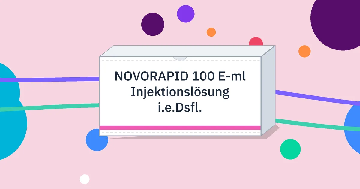 Symbolbild: Packung mit der Aufschrift NOVORAPID 100 E-ml Injektionslösung i.e.Dsfl. (PZN 00558647) – Verfügbarkeit und Bezug in Apotheken in Frankfurt am Main