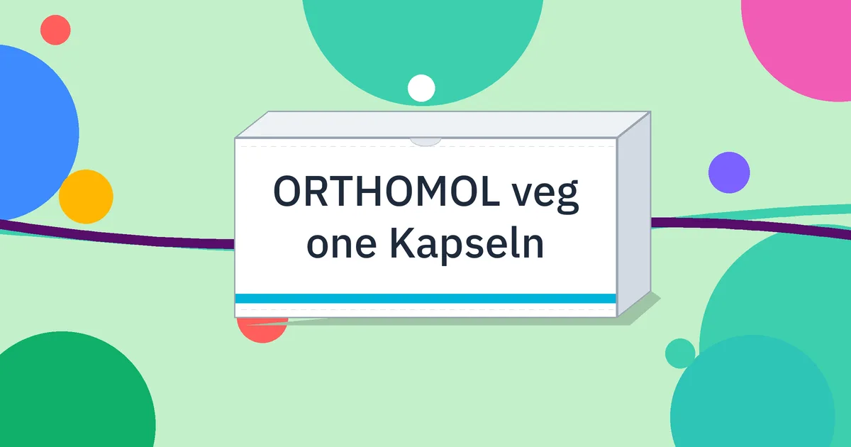 Symbolbild: Packung mit der Aufschrift ORTHOMOL veg one Kapseln (PZN 10218585) – Verfügbarkeit und Bezug in Apotheken in Frankfurt am Main