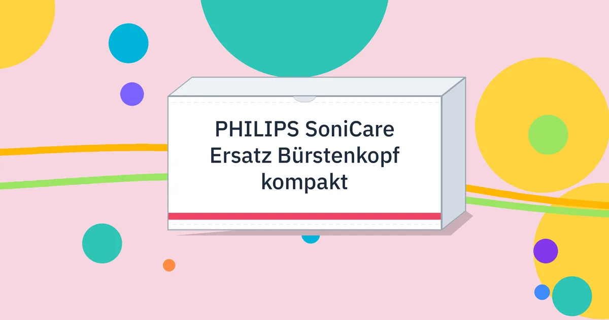 Symbolbild: Packung mit der Aufschrift PHILIPS SoniCare Ersatz Bürstenkopf kompakt (PZN 07370651) – Verfügbarkeit und Bezug in Apotheken in Frankfurt am Main