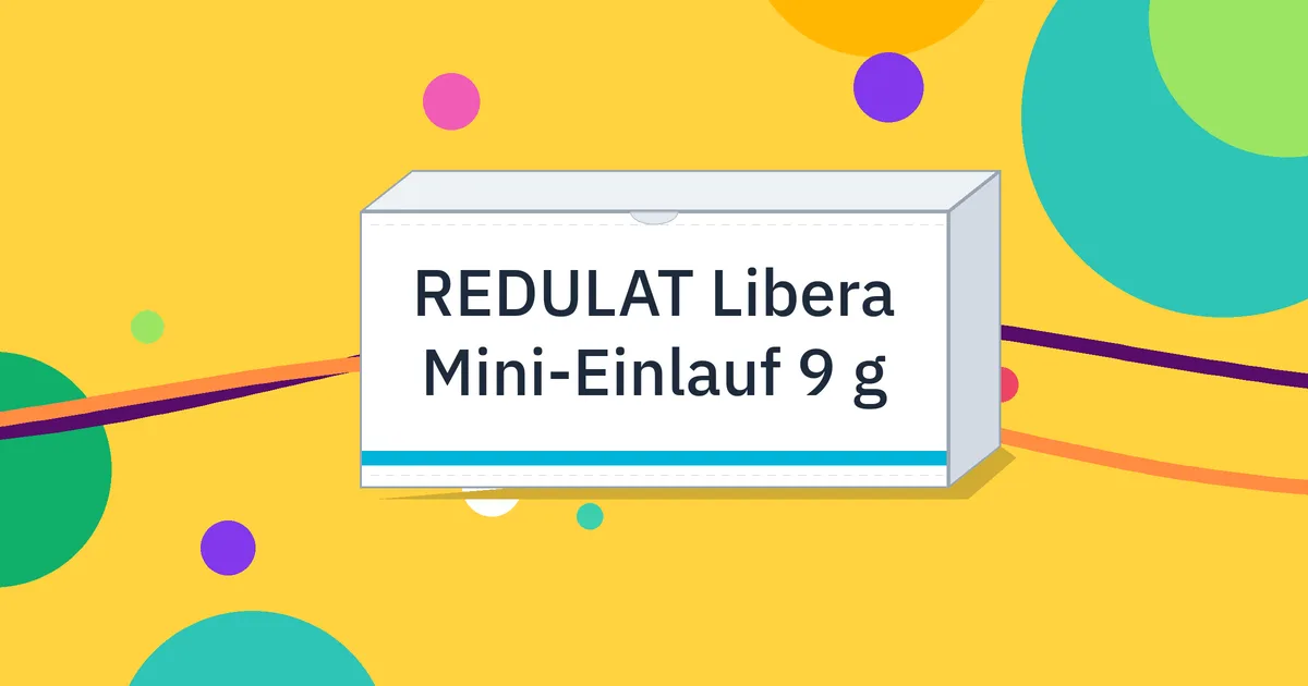 Symbolbild: Packung mit der Aufschrift REDULAT Libera Mini-Einlauf 9 g (PZN 19168564) – Verfügbarkeit und Bezug in Apotheken in Frankfurt am Main