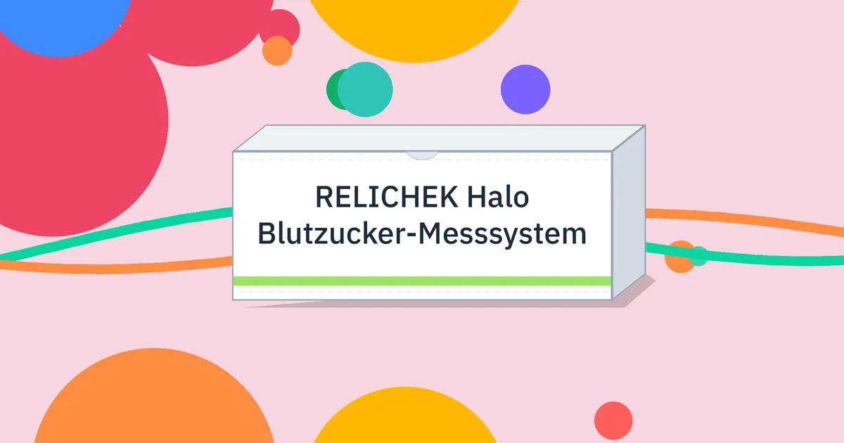 Symbolbild: Packung mit der Aufschrift RELICHEK Halo Blutzucker-Messsystem (PZN 14170272) – Verfügbarkeit und Bezug in Apotheken in Frankfurt am Main