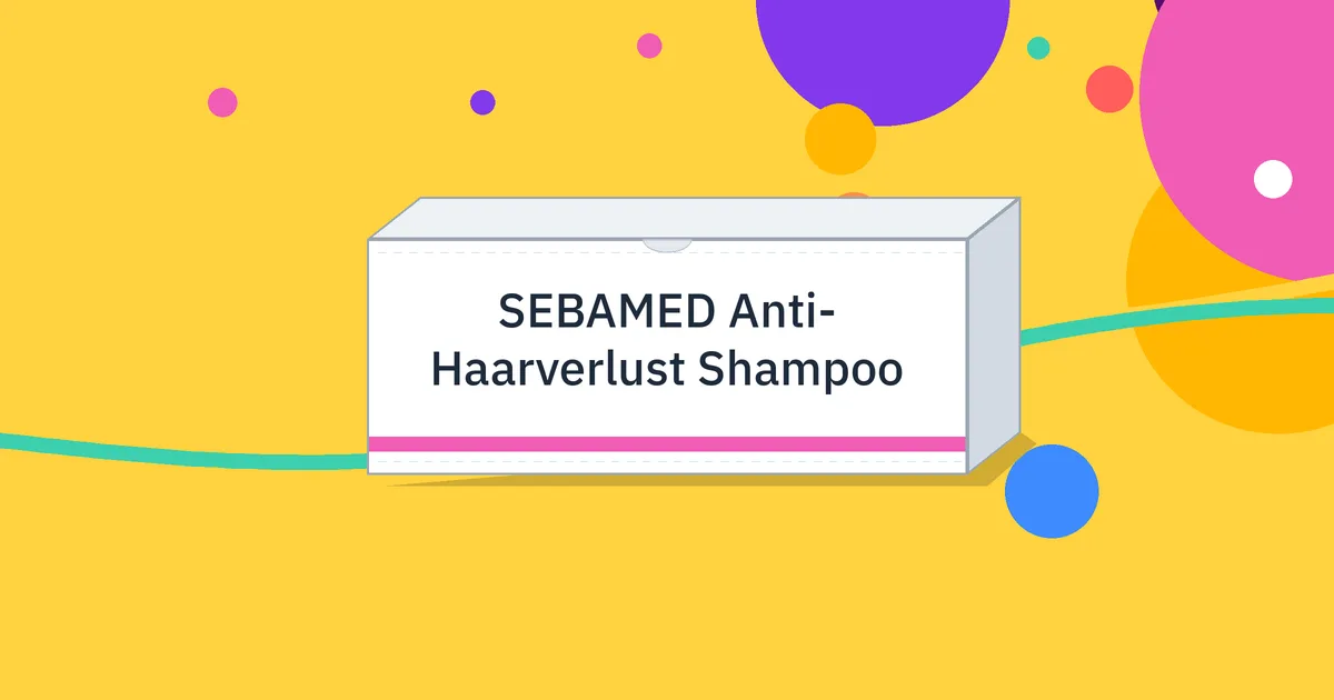Symbolbild: Packung mit der Aufschrift SEBAMED Anti-Haarverlust Shampoo (PZN 12747419) – Verfügbarkeit und Bezug in Apotheken in Frankfurt am Main