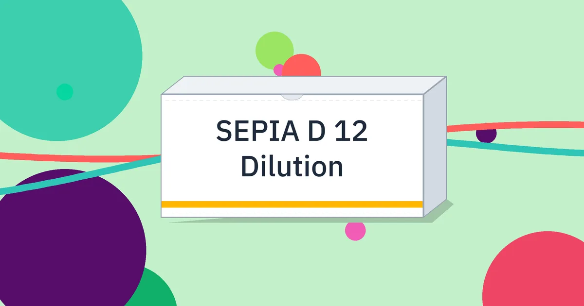 Symbolbild: Packung mit der Aufschrift SEPIA D 12 Dilution (PZN 02106027) – Verfügbarkeit und Bezug in Apotheken in Frankfurt am Main