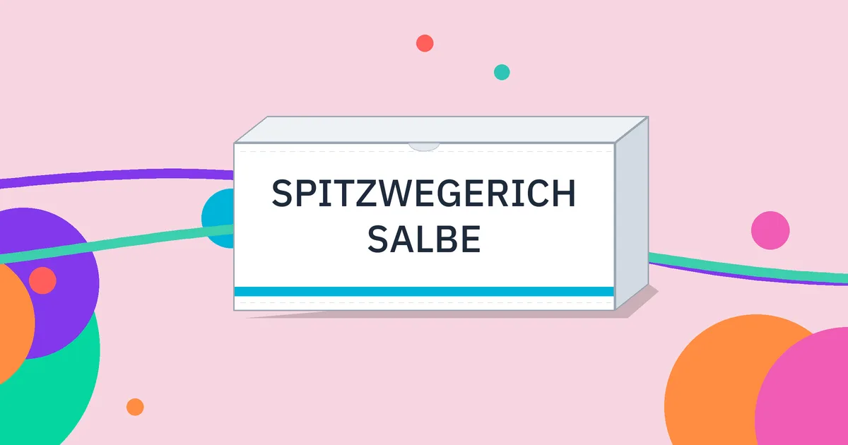 Symbolbild: Packung mit der Aufschrift SPITZWEGERICH SALBE (PZN 18396234) – Verfügbarkeit und Bezug in Apotheken in Frankfurt am Main