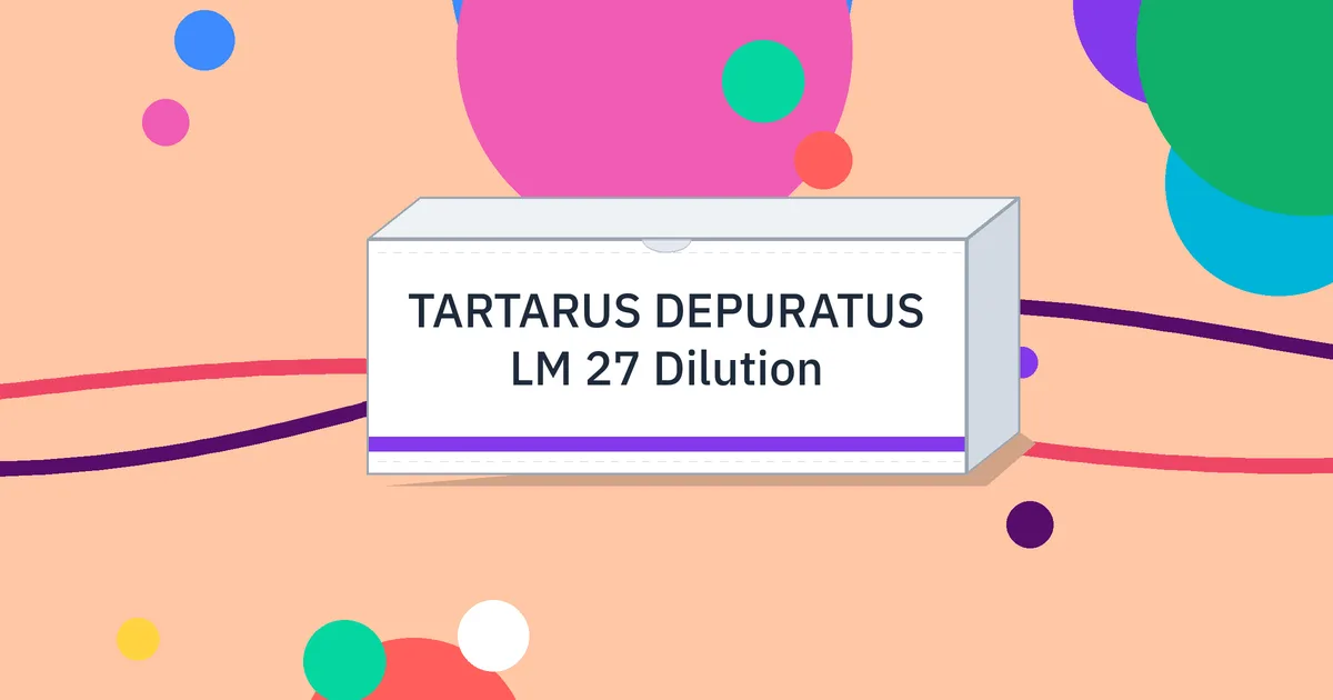 Symbolbild: Packung mit der Aufschrift TARTARUS DEPURATUS LM 27 Dilution (PZN 13688506) – Verfügbarkeit und Bezug in Apotheken in Frankfurt am Main