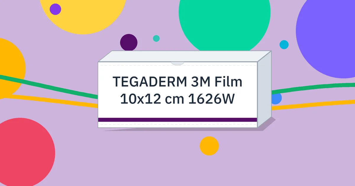 Symbolbild: Packung mit der Aufschrift TEGADERM 3M Film 10x12 cm 1626W (PZN 19068118) – Verfügbarkeit und Bezug in Apotheken in Frankfurt am Main