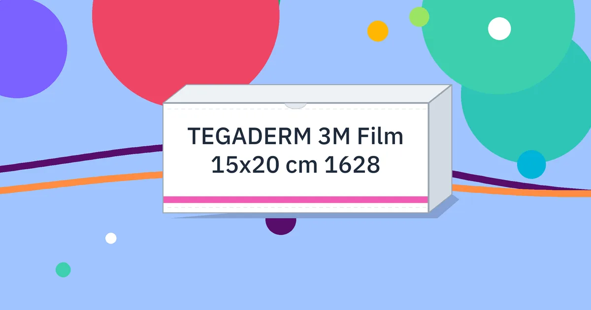 Symbolbild: Packung mit der Aufschrift TEGADERM 3M Film 15x20 cm 1628 (PZN 15193559) – Verfügbarkeit und Bezug in Apotheken in Frankfurt am Main