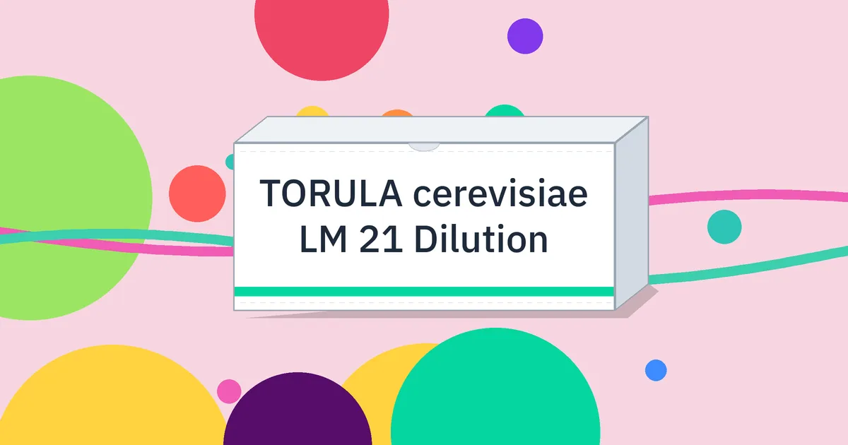 Symbolbild: Packung mit der Aufschrift TORULA cerevisiae LM 21 Dilution (PZN 13225835) – Verfügbarkeit und Bezug in Apotheken in Frankfurt am Main