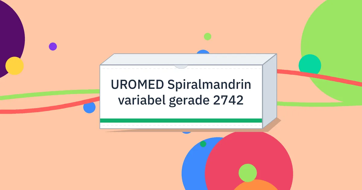 Symbolbild: Packung mit der Aufschrift UROMED Spiralmandrin variabel gerade 2742 (PZN 11228930) – Verfügbarkeit und Bezug in Apotheken in Frankfurt am Main