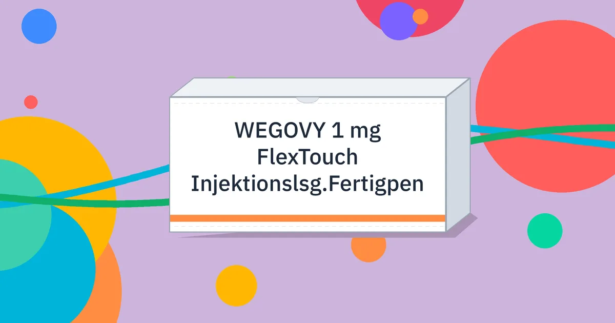 Symbolbild: Packung mit der Aufschrift WEGOVY 1 mg FlexTouch Injektionslsg.Fertigpen (PZN 19769223) – Verfügbarkeit und Bezug in Apotheken in Frankfurt am Main