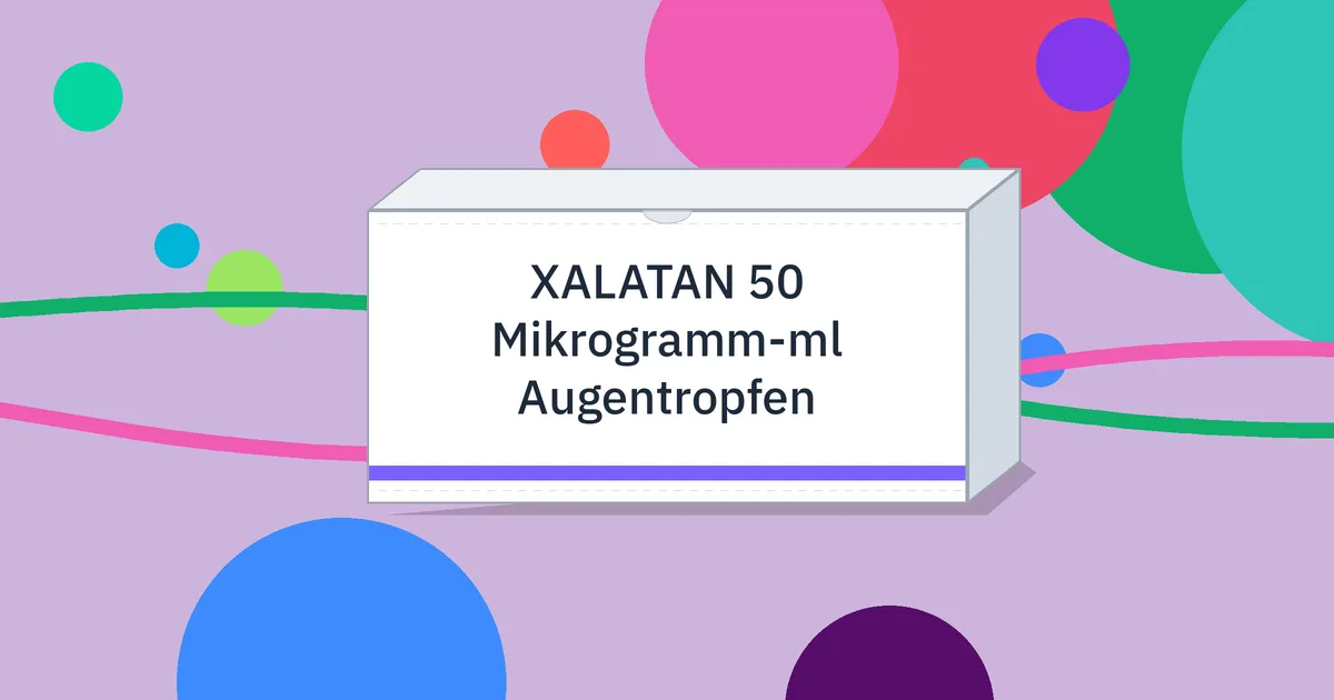 Symbolbild: Packung mit der Aufschrift XALATAN 50 Mikrogramm-ml Augentropfen (PZN 10090381) – Verfügbarkeit und Bezug in Apotheken in Frankfurt am Main