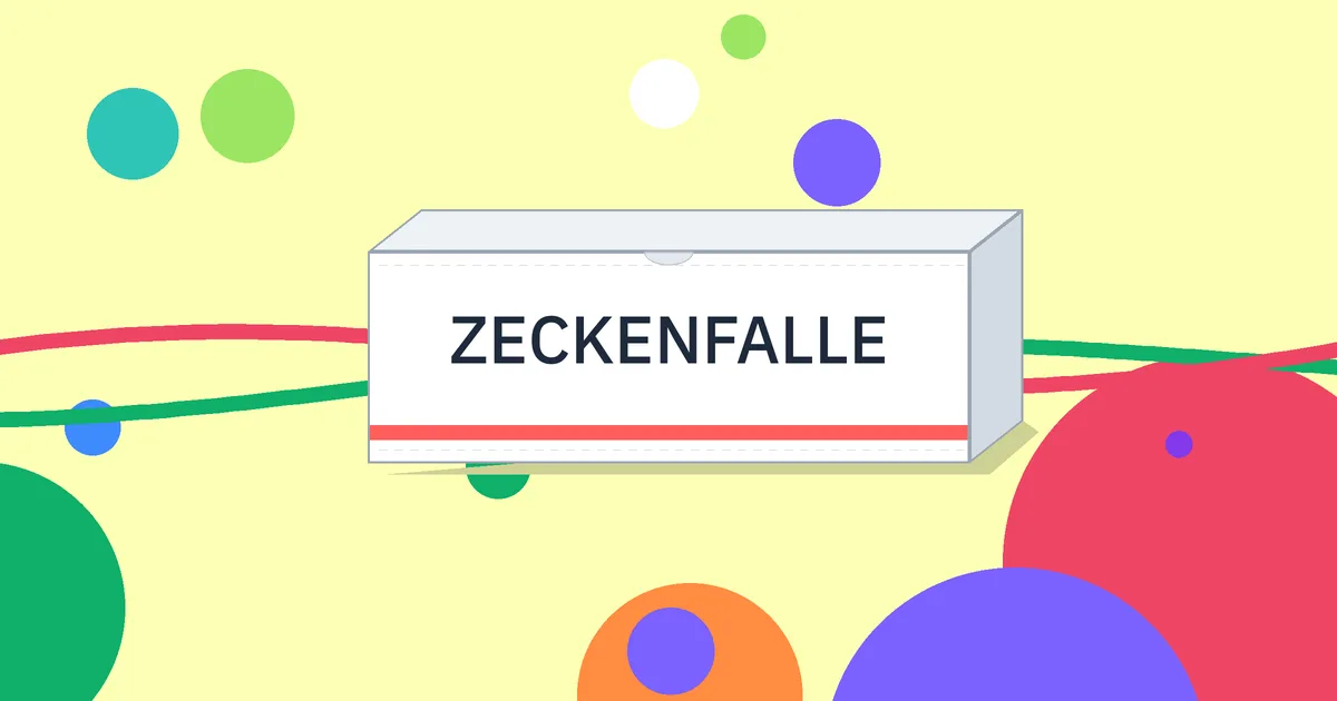 Symbolbild: Packung mit der Aufschrift ZECKENFALLE (PZN 06470652) – Verfügbarkeit und Bezug in Apotheken in Frankfurt am Main