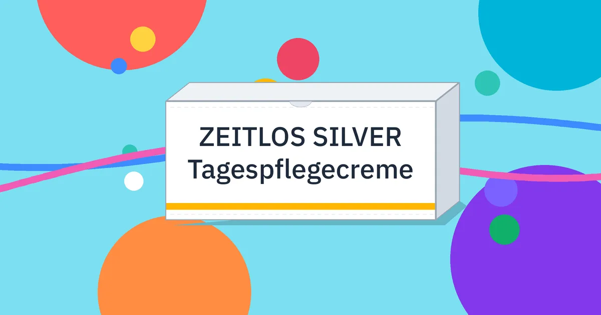Symbolbild: Packung mit der Aufschrift ZEITLOS SILVER Tagespflegecreme (PZN 01139941) – Verfügbarkeit und Bezug in Apotheken in Frankfurt am Main