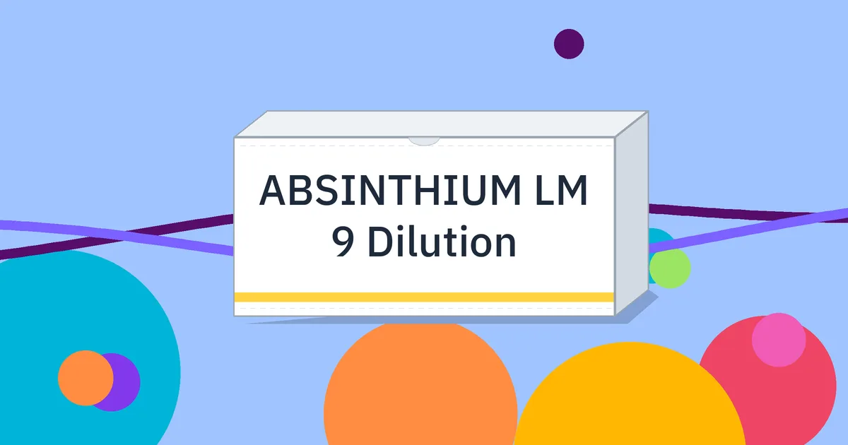 Symbolbild: Packung mit der Aufschrift ABSINTHIUM LM 9 Dilution (PZN 13261311) – Verfügbarkeit und Bezug in Apotheken in Frankfurt am Main