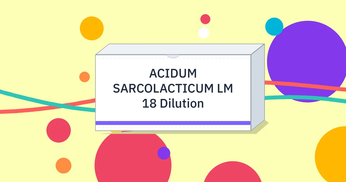 Symbolbild: Packung mit der Aufschrift ACIDUM SARCOLACTICUM LM 18 Dilution (PZN 13283057) – Verfügbarkeit und Bezug in Apotheken in Frankfurt am Main