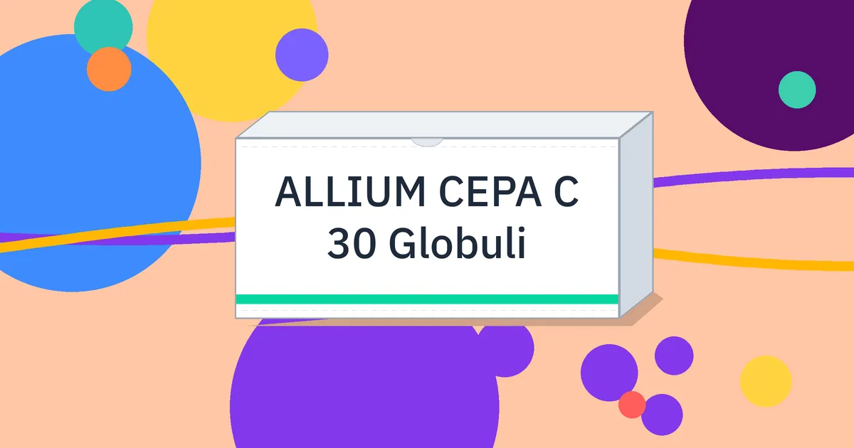 Symbolbild: Packung mit der Aufschrift ALLIUM CEPA C 30 Globuli (PZN 13361521) – Verfügbarkeit und Bezug in Apotheken in Frankfurt am Main