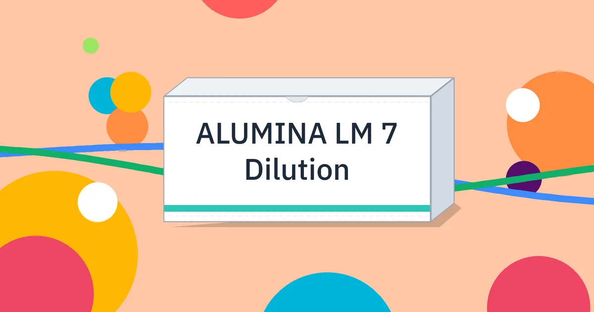 Symbolbild: Packung mit der Aufschrift ALUMINA LM 7 Dilution (PZN 12758400) – Verfügbarkeit und Bezug in Apotheken in Frankfurt am Main