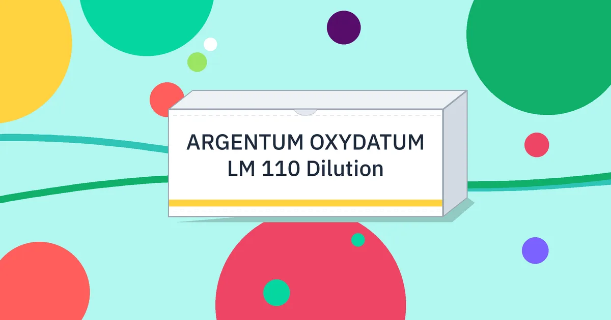 Symbolbild: Packung mit der Aufschrift ARGENTUM OXYDATUM LM 110 Dilution (PZN 12769409) – Verfügbarkeit und Bezug in Apotheken in Frankfurt am Main