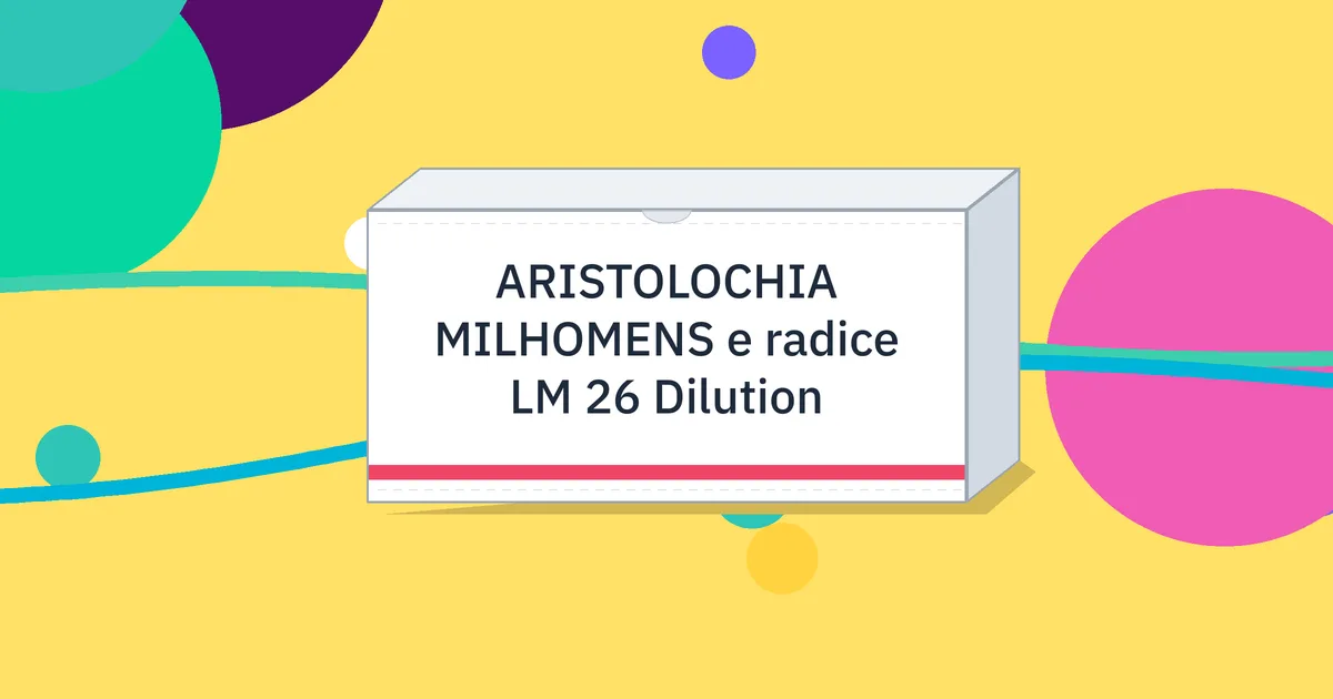 Symbolbild: Packung mit der Aufschrift ARISTOLOCHIA MILHOMENS e radice LM 26 Dilution (PZN 13392668) – Verfügbarkeit und Bezug in Apotheken in Frankfurt am Main