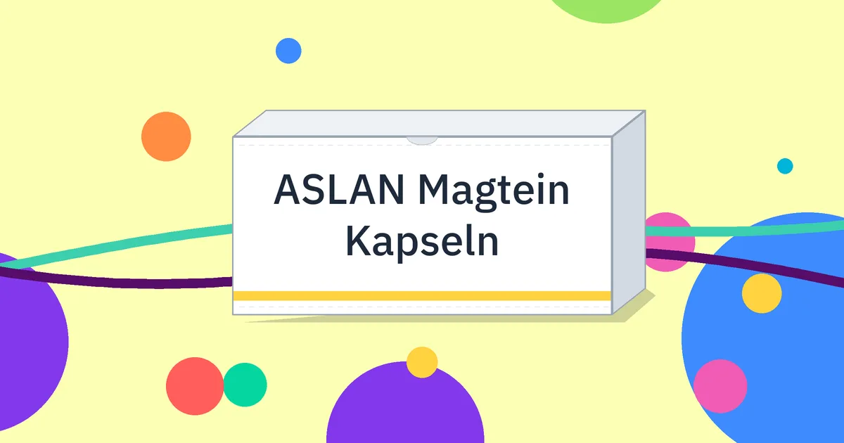 Symbolbild: Packung mit der Aufschrift ASLAN Magtein Kapseln (PZN 20796320) – Verfügbarkeit und Bezug in Apotheken in Frankfurt am Main