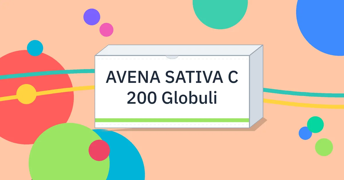 Symbolbild: Packung mit der Aufschrift AVENA SATIVA C 200 Globuli (PZN 14311672) – Verfügbarkeit und Bezug in Apotheken in Frankfurt am Main