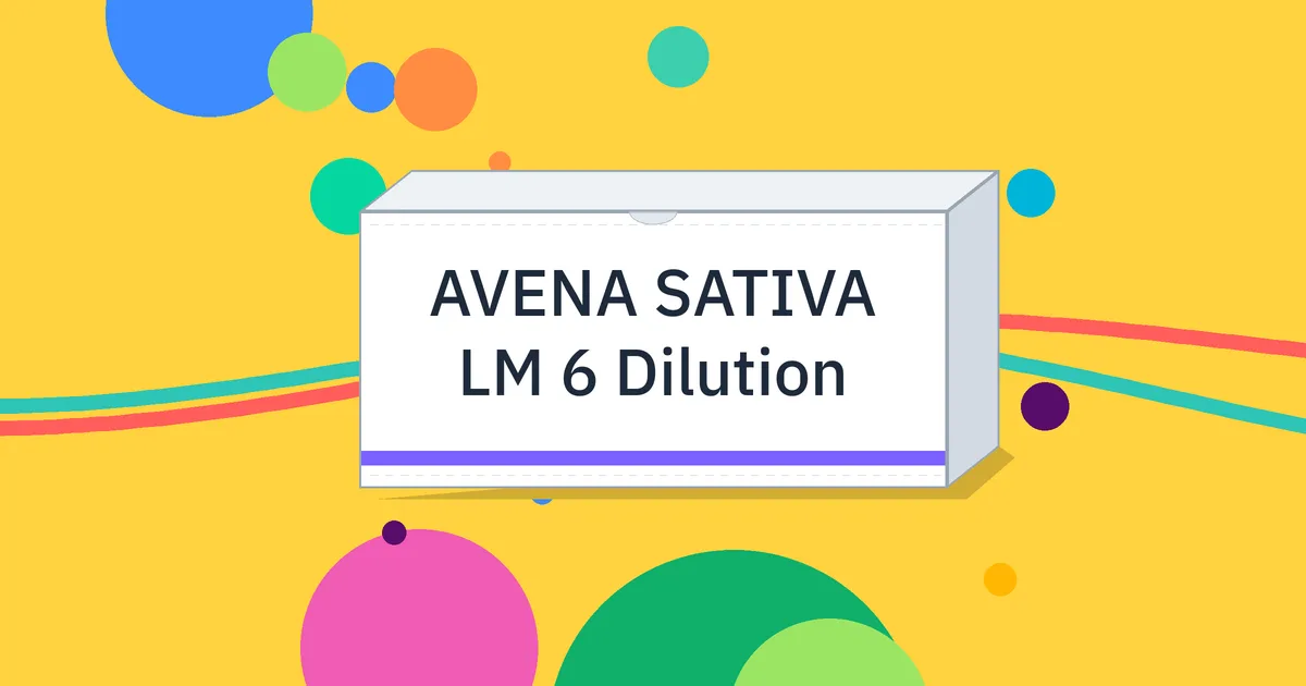 Symbolbild: Packung mit der Aufschrift AVENA SATIVA LM 6 Dilution (PZN 12786678) – Verfügbarkeit und Bezug in Apotheken in Frankfurt am Main