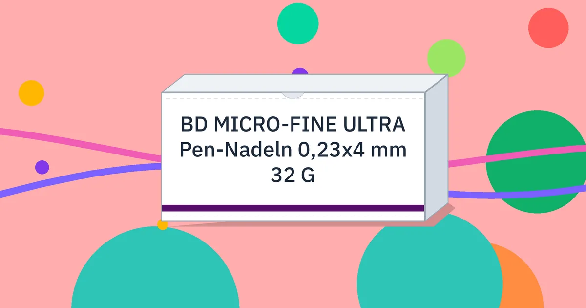 Symbolbild: Packung mit der Aufschrift BD MICRO-FINE ULTRA Pen-Nadeln 0,23x4 mm 32 G (PZN 20122923) – Verfügbarkeit und Bezug in Apotheken in Frankfurt am Main