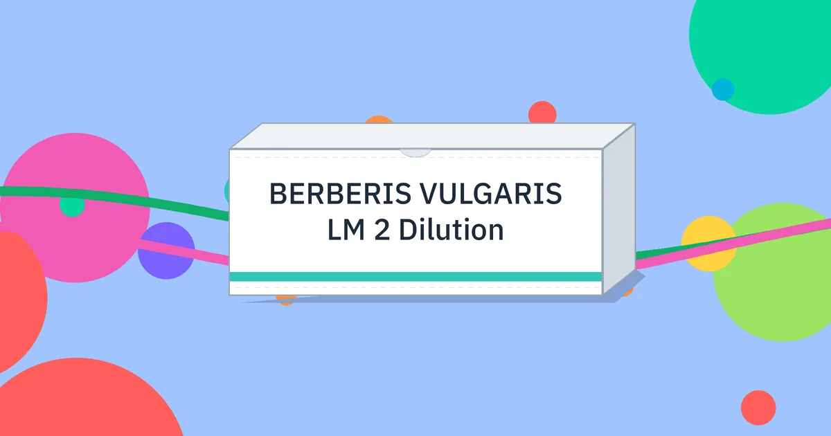 Symbolbild: Packung mit der Aufschrift BERBERIS VULGARIS LM 2 Dilution (PZN 12792816) – Verfügbarkeit und Bezug in Apotheken in Frankfurt am Main